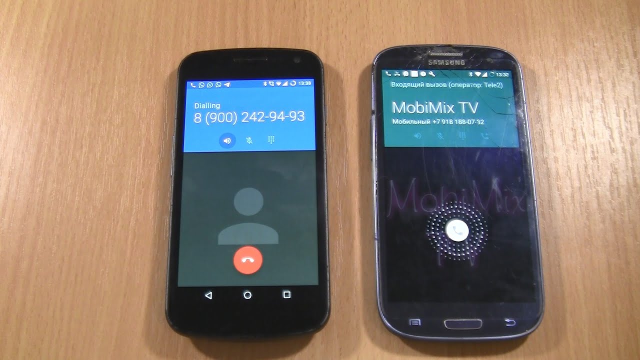 Samsung Galaxy S3 Neo with Android 7 Incoming + Outgoing call at the ...