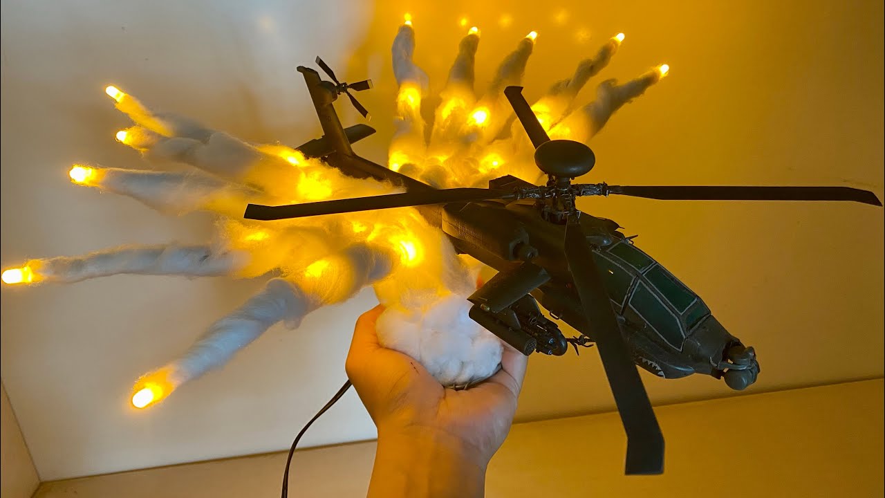 [FULL BUILD] AH-64A Apache Model Kit 1:48 Scale Diorama - YouTube