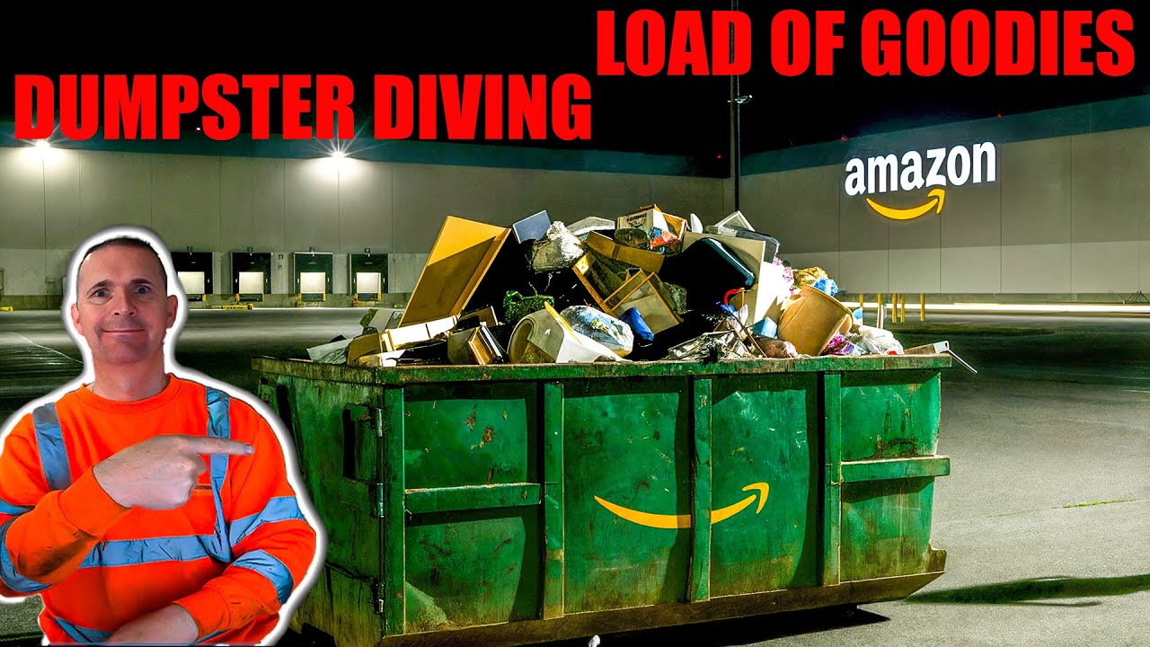 AMAZON FBA WAREHOUSE Dumpster Diving SCORES BIG TIME! - YouTube