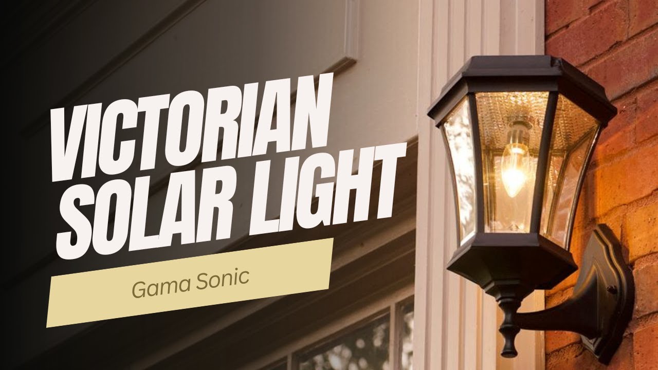 Victorian Solar Light with Warm White GS Solar Light Bulb - YouTube
