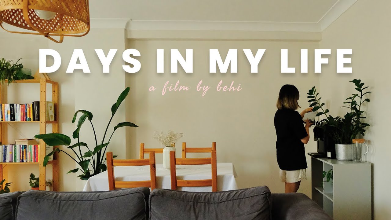 a quiet spring day | banana muffins, iced latte, planting, and soft ...