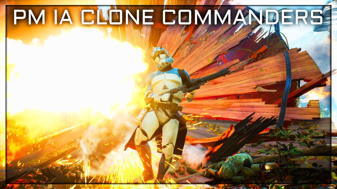 Clone Commanders - Star Wars Battlefront 2 (2017) Mod Showcase - YouTube