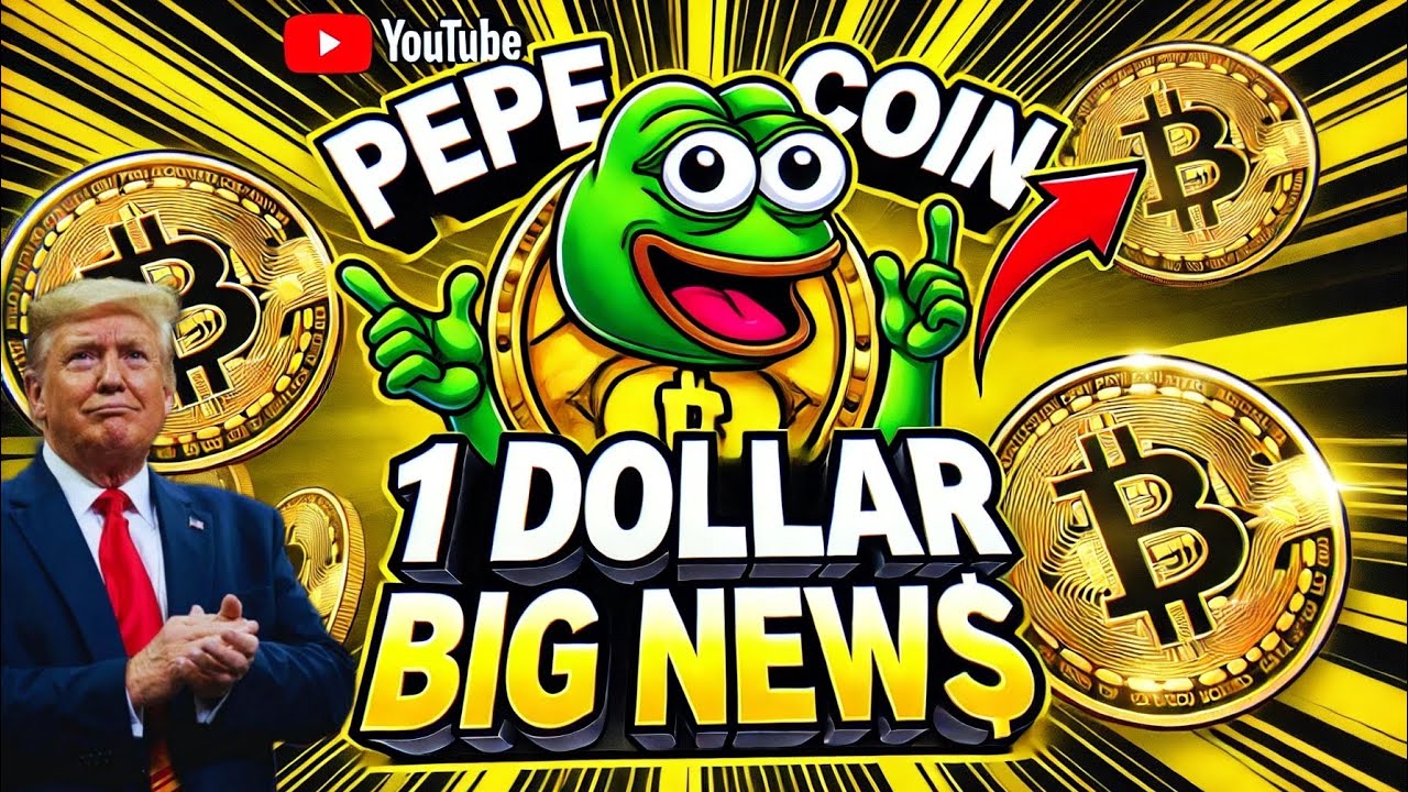 Pepe coin 1 Dollar Pepe coin news today financial crypto currency ...