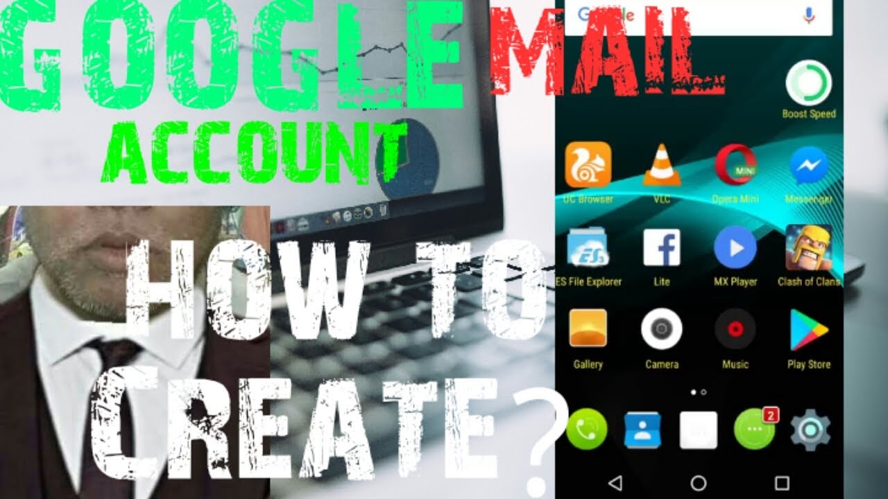 Google mail account .. (Gmail how to create?) - YouTube