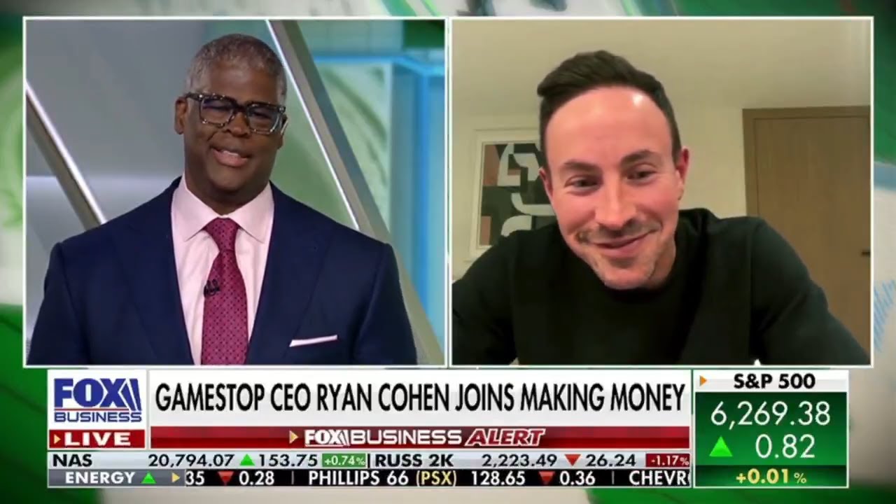 Ryan Cohen GameStop CEO Fox Business Making Money 7-15-25: Full ...