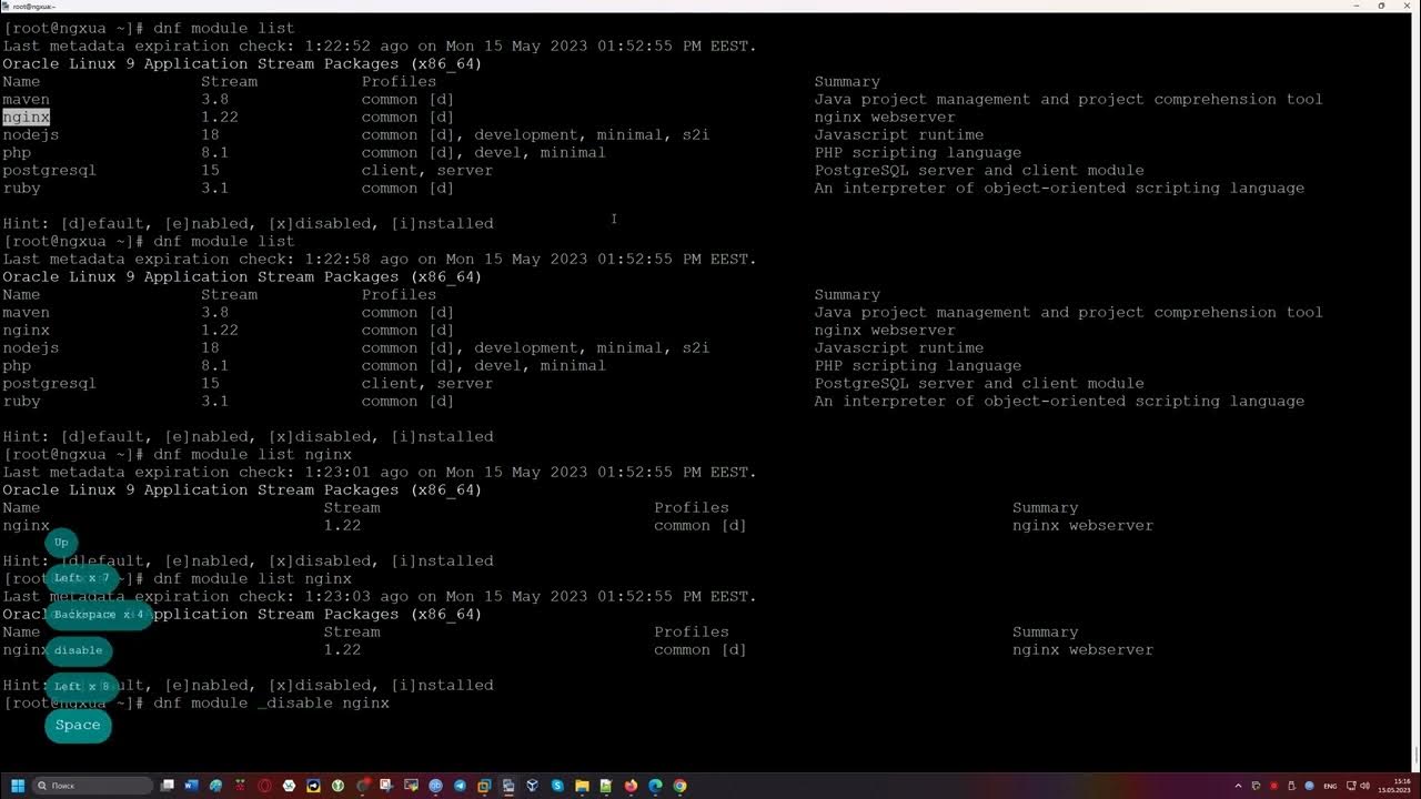 Установка NGINX 1.24 в Oracle Linux 9.1 - YouTube