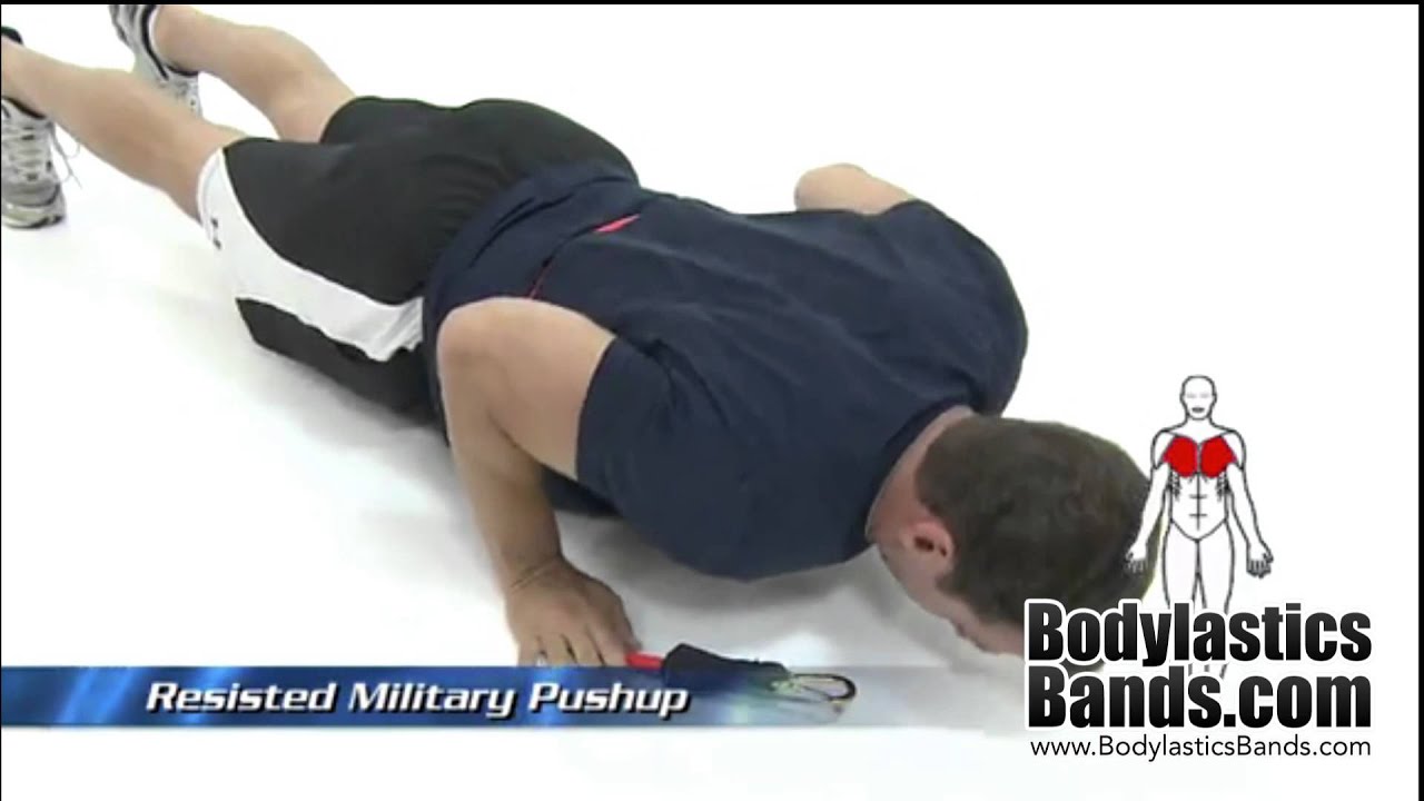 Resistance Band Chest Exercises with Bodylastics - YouTube