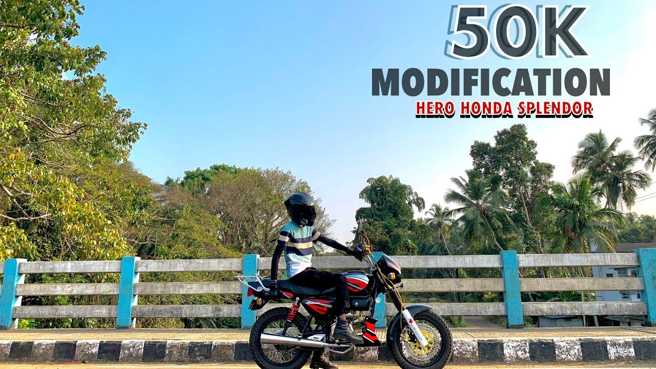 MODIFIED VERSION HERO HONDA SPLENDOR ||MODEL 2000 - YouTube