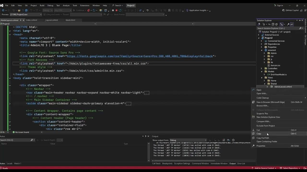 ASP NET Core Class 3 Getting input and outputs - YouTube
