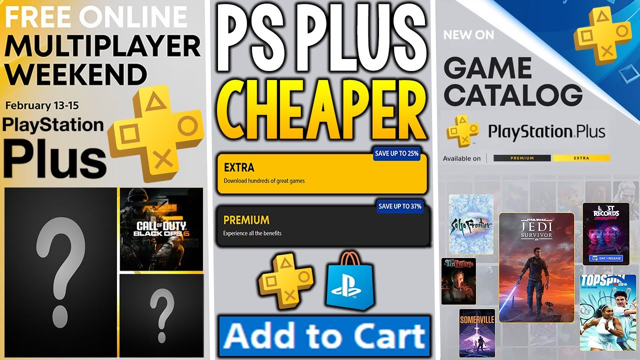 Massive NEW PS Plus Updates - Get PS+ CHEAPER, PS Plus FREE Weekend ...