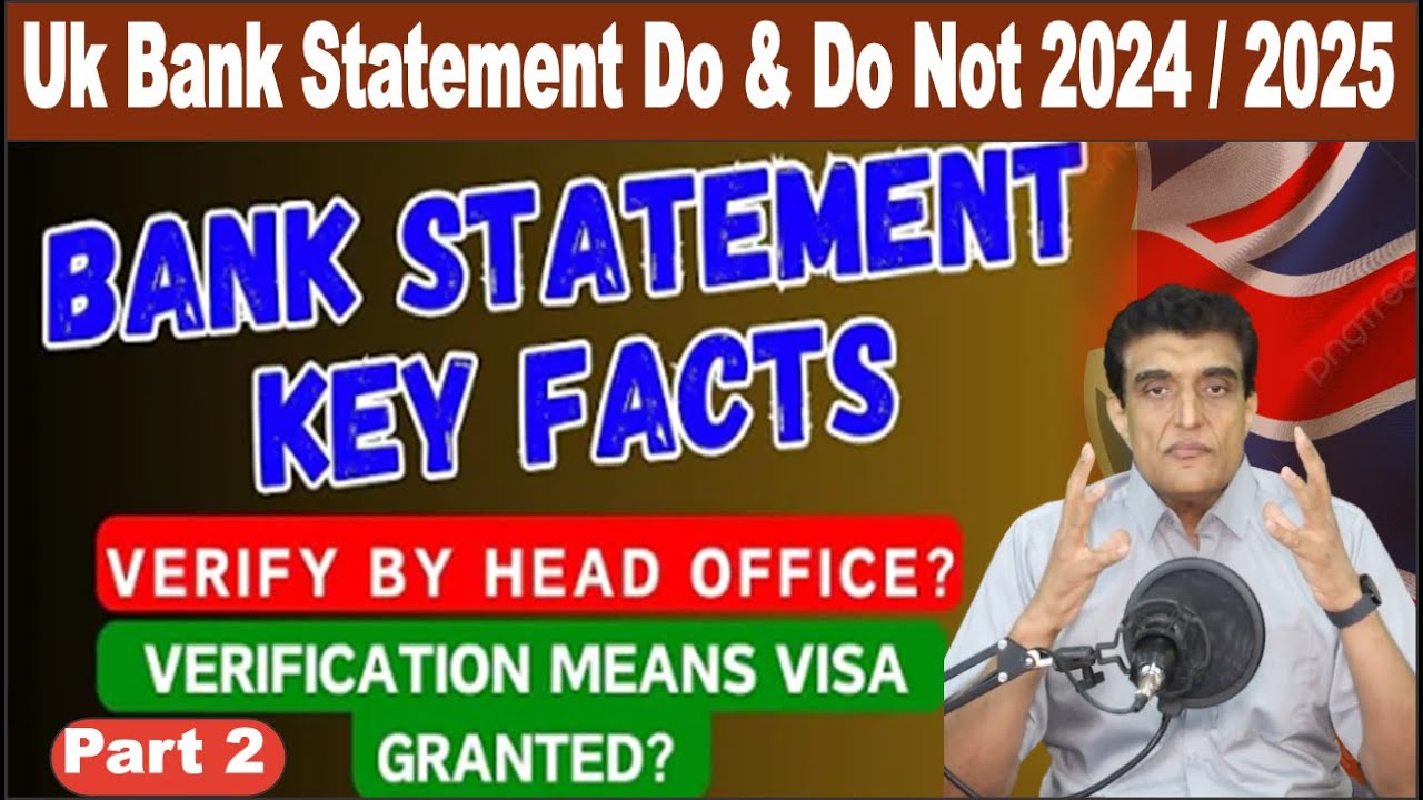 Uk Bank Statement Do & Do Not 2024 2025 II Bank Statement For Uk Study ...