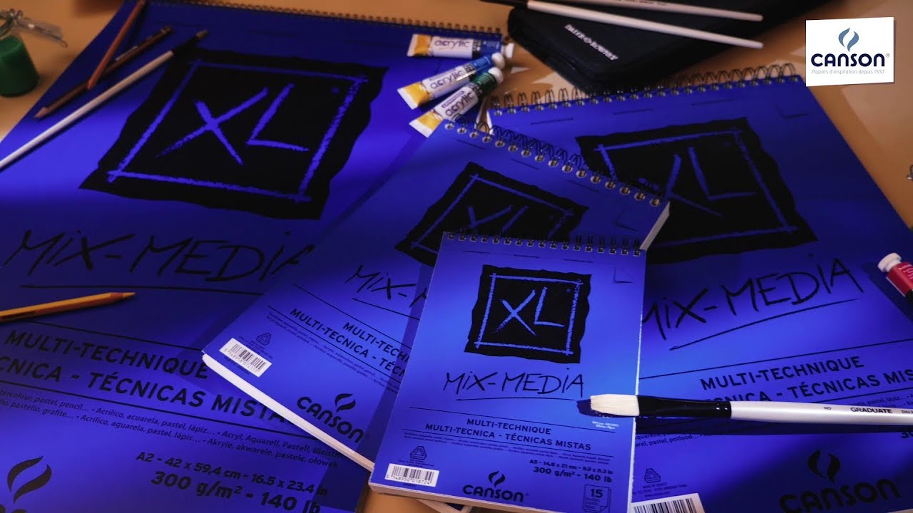 Canson XL Mix Media - YouTube