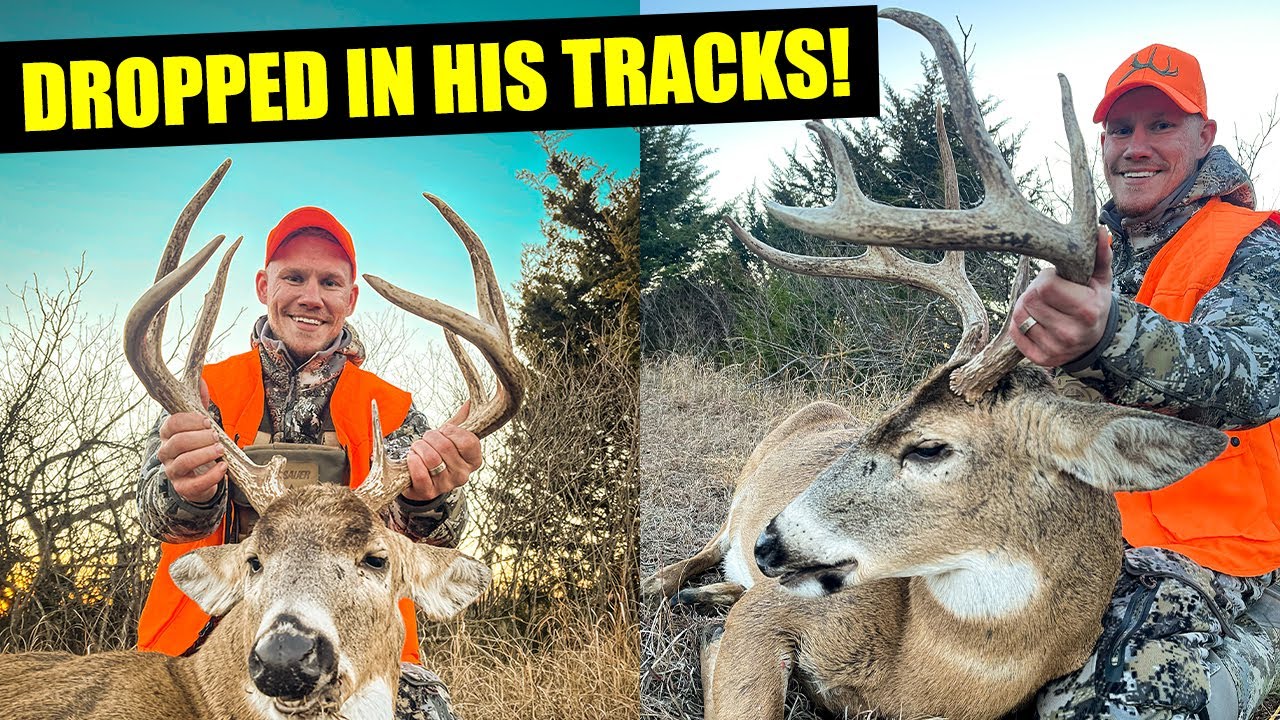 2 Deer in 1 Day! Kansas Muzzleloader Buck Hunting - YouTube