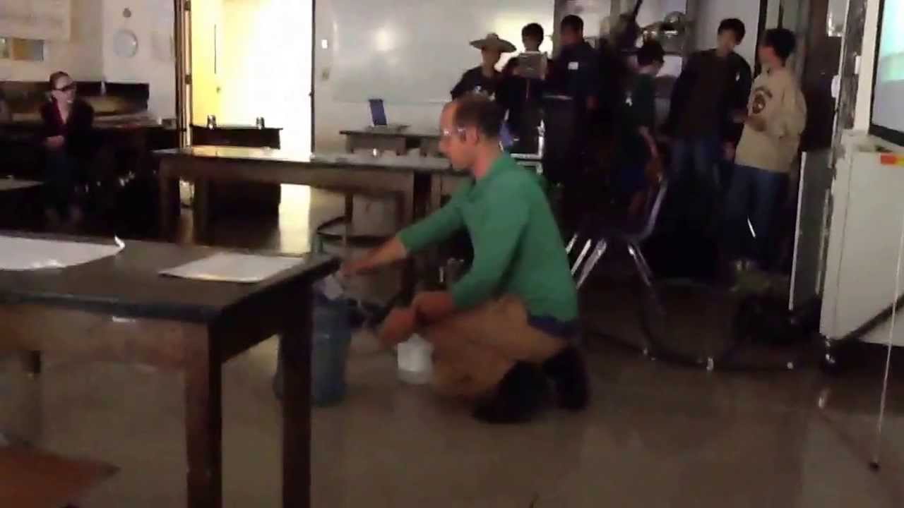 Methanol explosion - YouTube