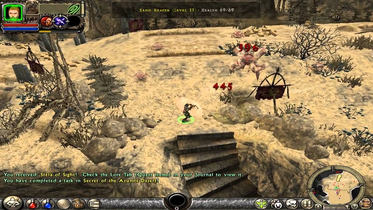 Dungeon Siege II Ranger Speedrun - Act I - The Ancient Azunite Shrine ...