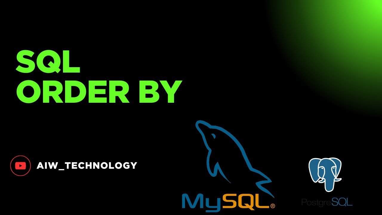 SQL ORDER BY Explained | Sort Data Like a Pro with Real Examples! - YouTube