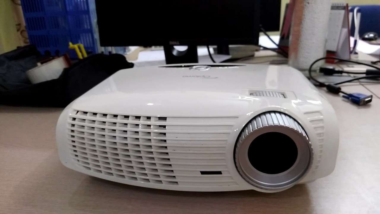 Repair and fix Optoma hd20 error lamp light - YouTube