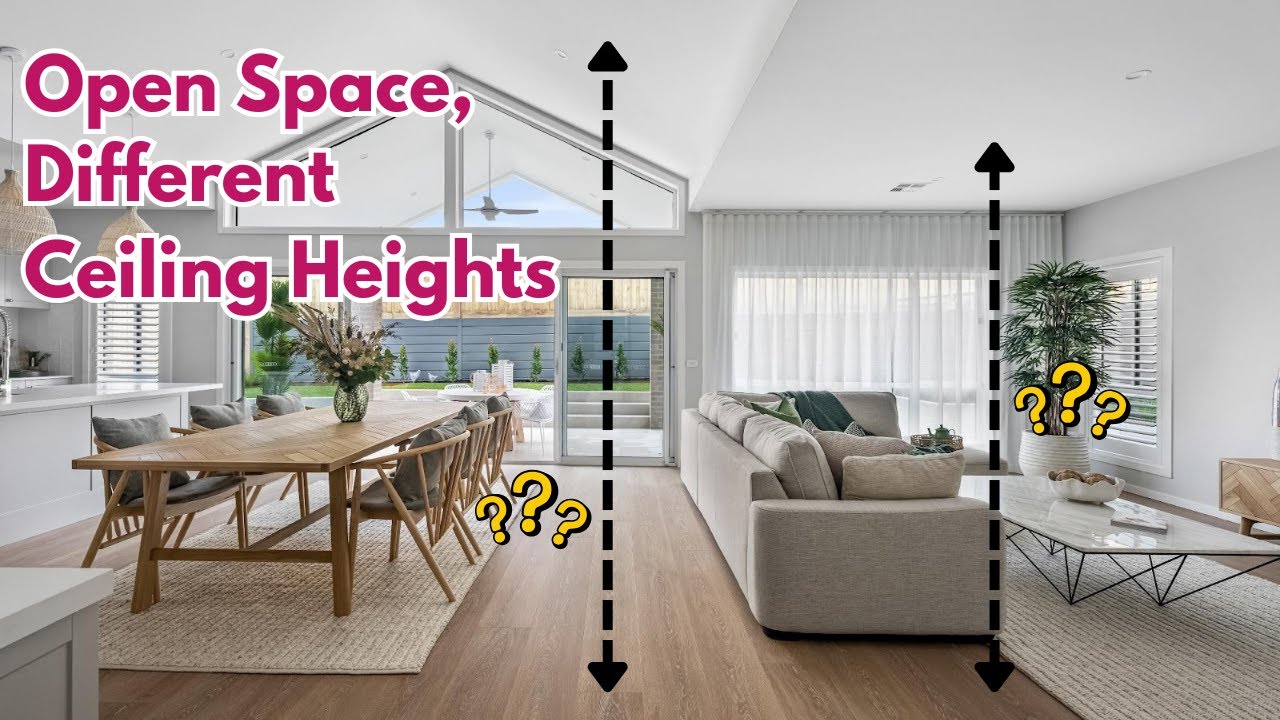 How to Design Open Spaces with Different Ceiling Heights | Interior ...