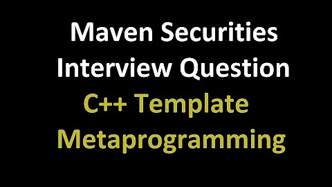 C++ Template Metaprogramming - YouTube