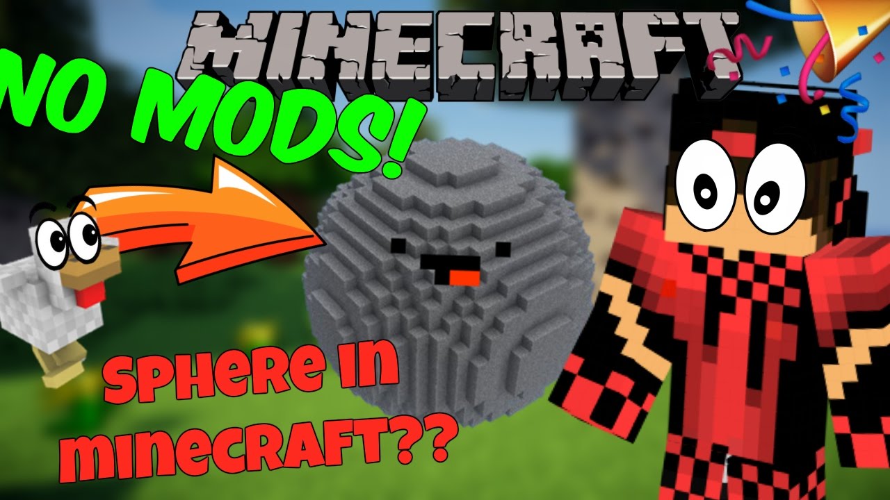 How to Build a Sphere/Ball | Minecraft Tutorial - YouTube