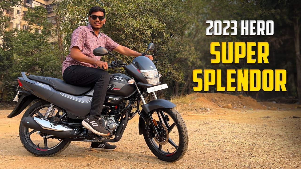 2023 Hero Super Splendor Xtec BS7 | Ride Review - New Features ...