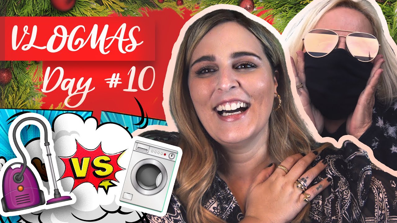 VLOGMAS Day #10 (Σκούπα VS Πλυντήριο πιάτων & μία απρόσμενη επίσκεψη ...