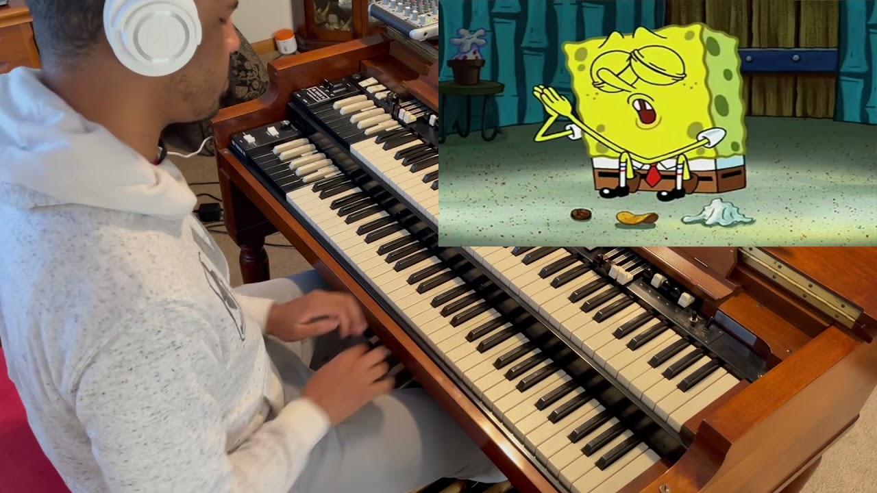 Playing to SPONGEBOB singing indoors! - YouTube
