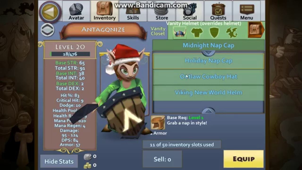 Pocket Legends- Level 20 Mage Build - YouTube