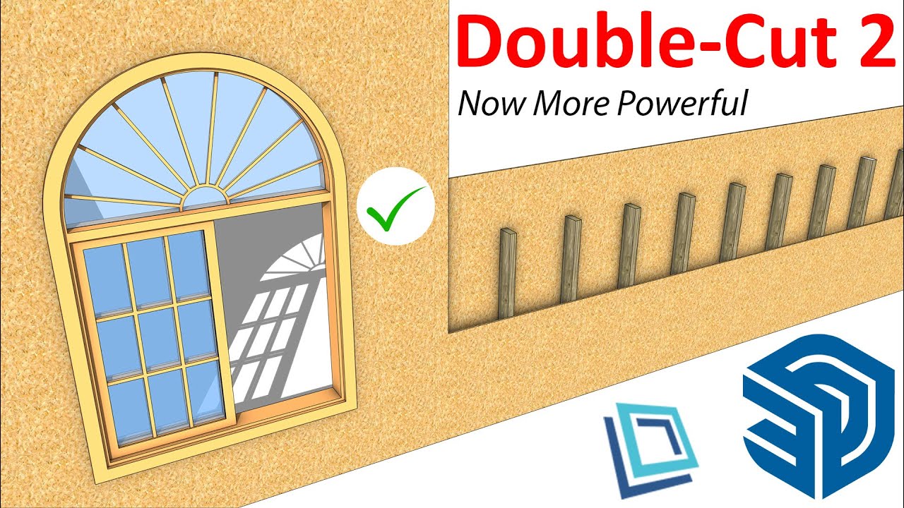 Powerful New Features of Double-Cut v2 - SketchUp Plugin - YouTube