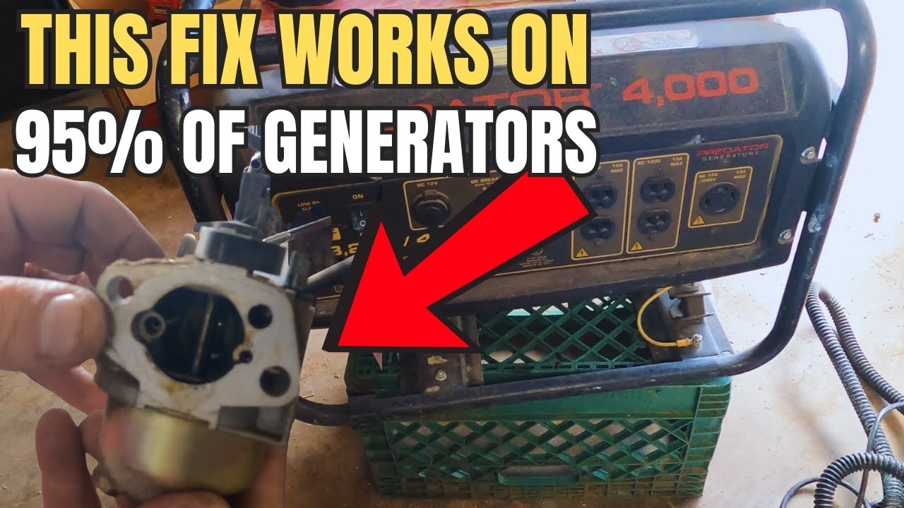Generator Troubleshooting and Repair – This Works on 95% of Generators ...