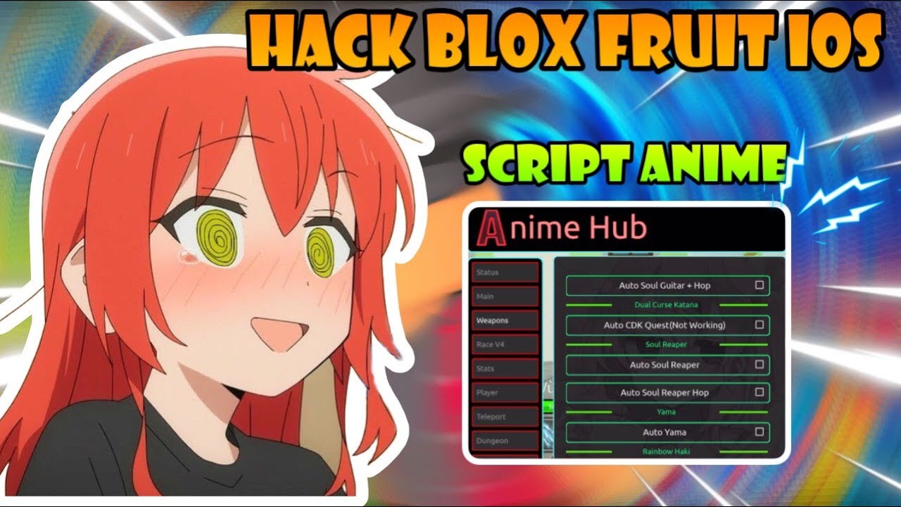 Hack Blox Fruit IOS Script Anime Hub , Auto V4 , Up Tộc Mượt - Knox Mod ...