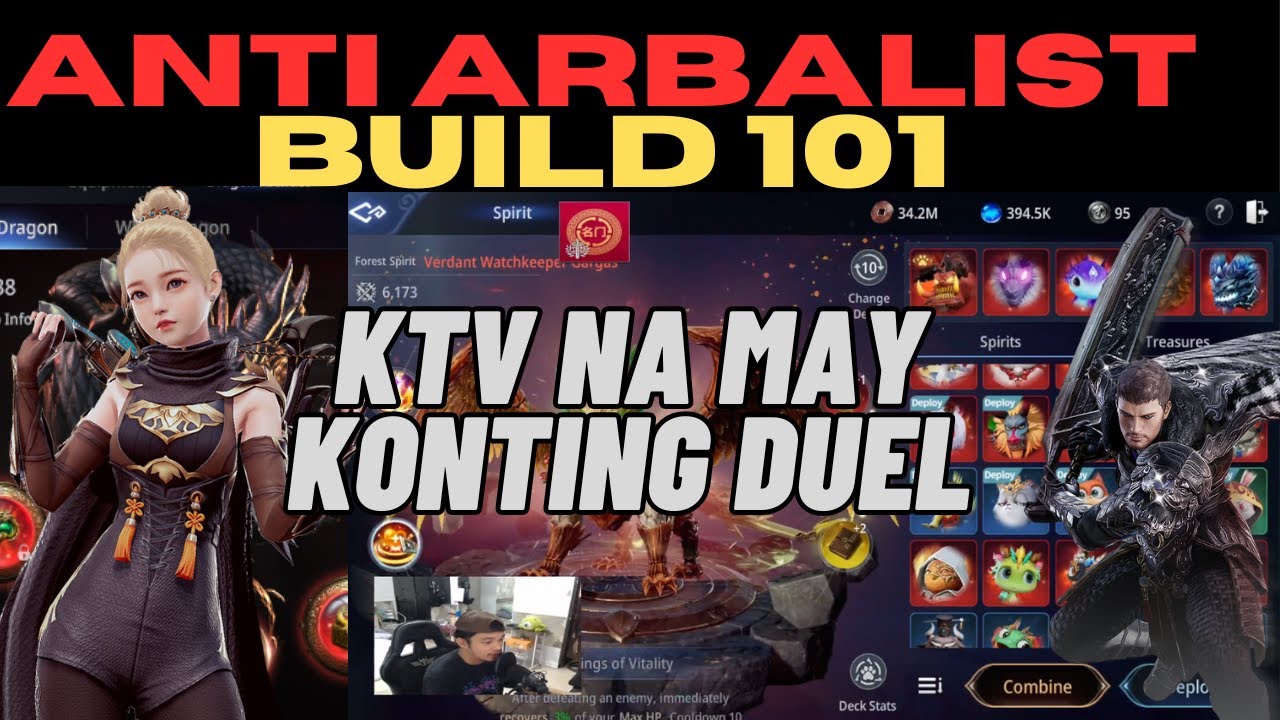 MIR4 : DUEL SERIES | WARRIOR VS ARBA | EPIC SPIRIT BUILD TO COUNTER ...