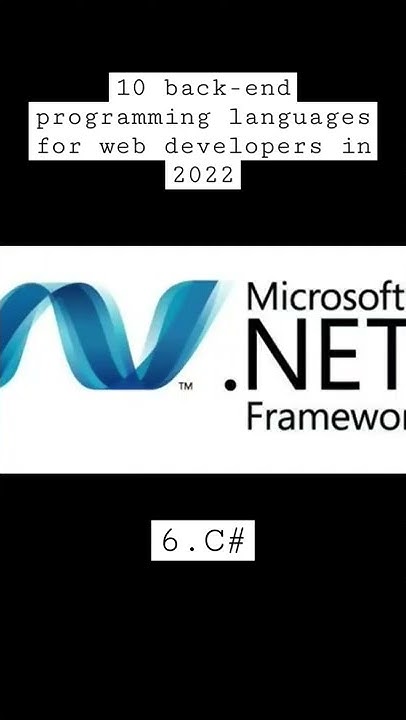 10 back-end programming languages for web developers in 2022 - C# # ...