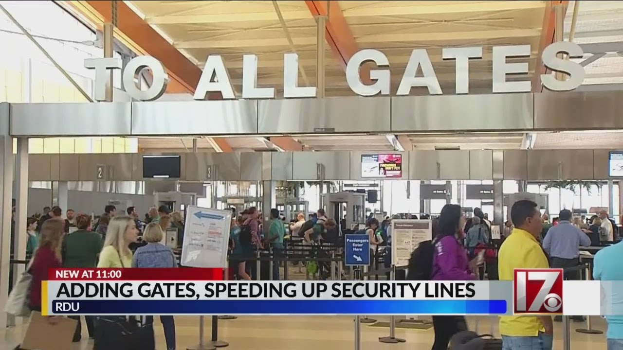 RDU plans to expand Terminal 1 with more gates - YouTube