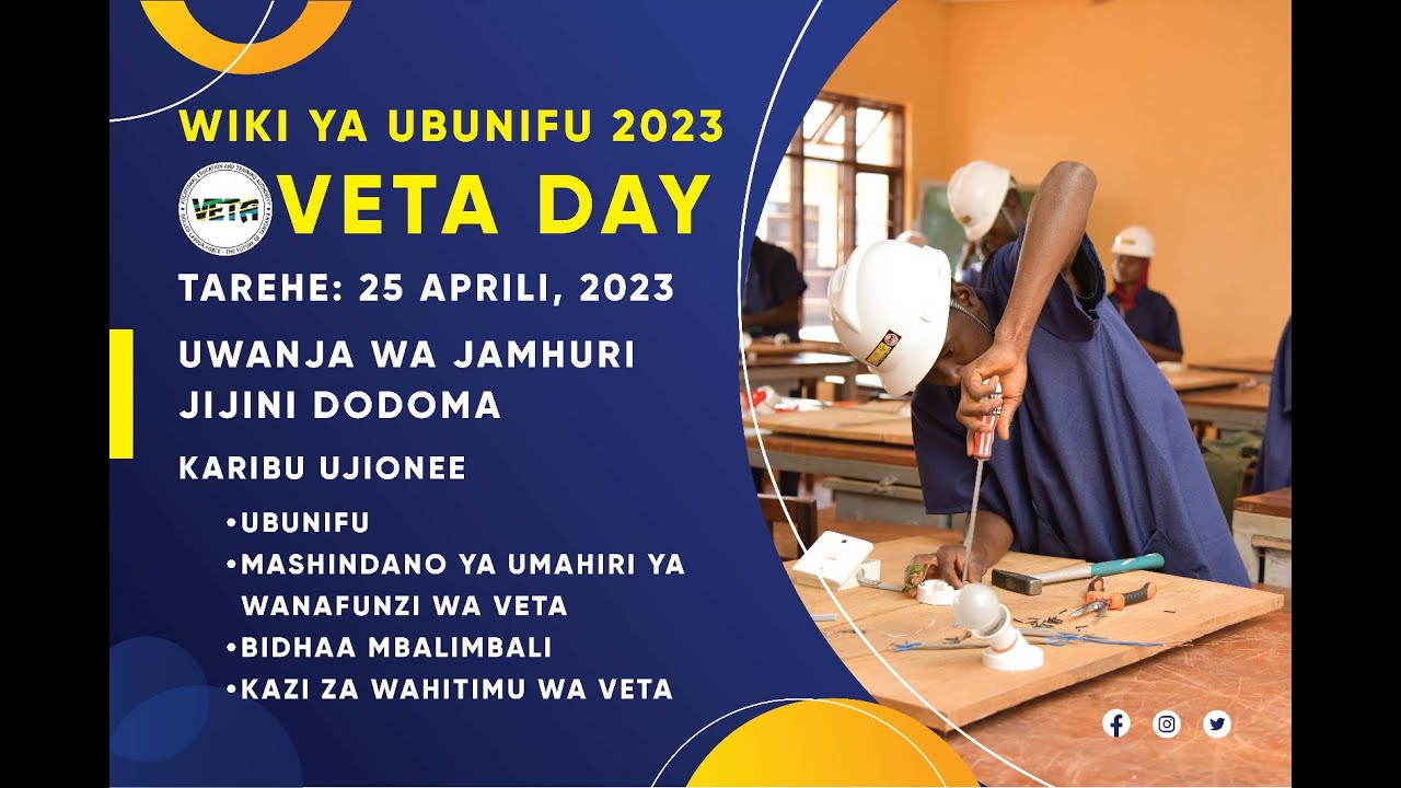 LIVE :KUMEWAKA WIKI YA UBUNIFU 2023 –MATUKIO KATIKA SIKU YA VETA DAY ...