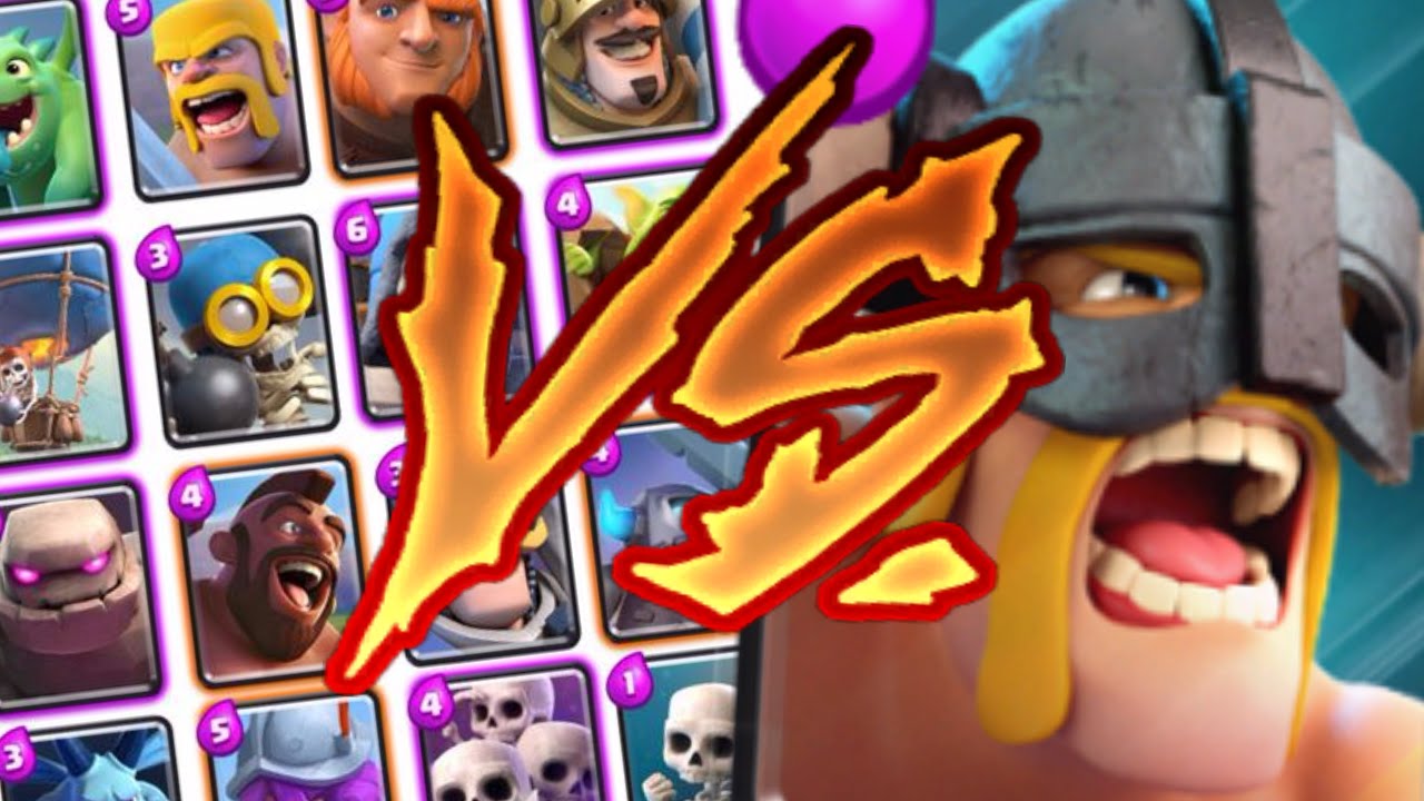 Clash Royale | ELITE BARBARIANS vs BARBS v ALL - YouTube