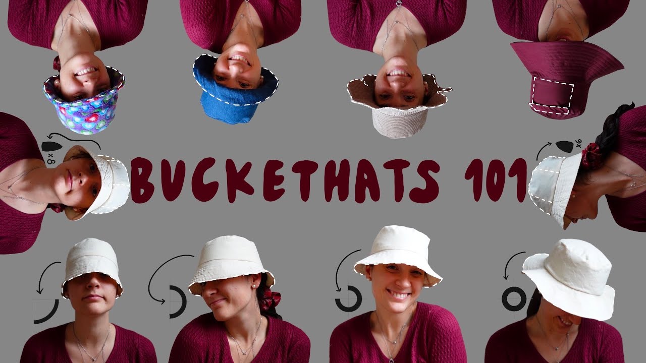 EVERYTHING you need to know about bucket hats (drafting and sewing ...