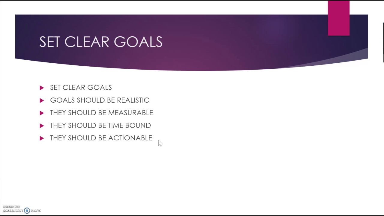 (ENGLISH) WINNING FORMULA - SET CLEAR GOALS IN LIFE - YouTube