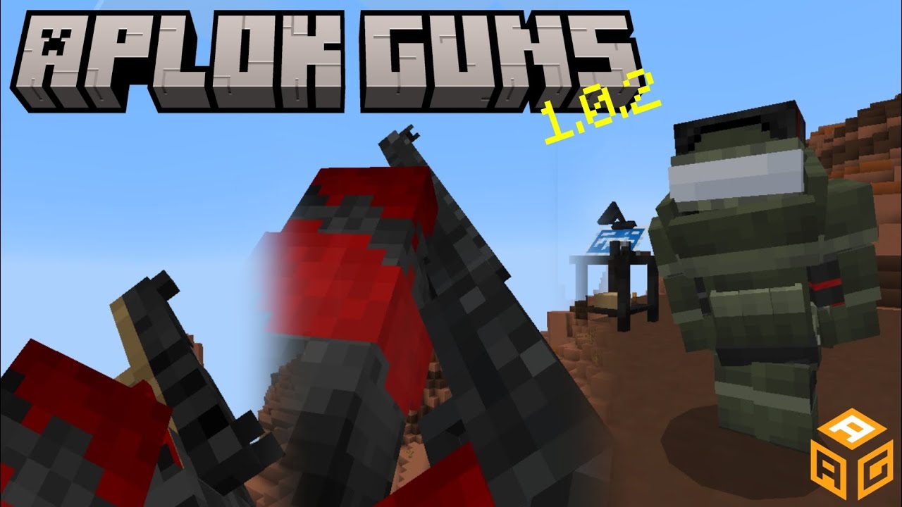 Aplok Guns v1.0.2 : Whats New in This Update? | 3D Guns Addon Minecraft ...