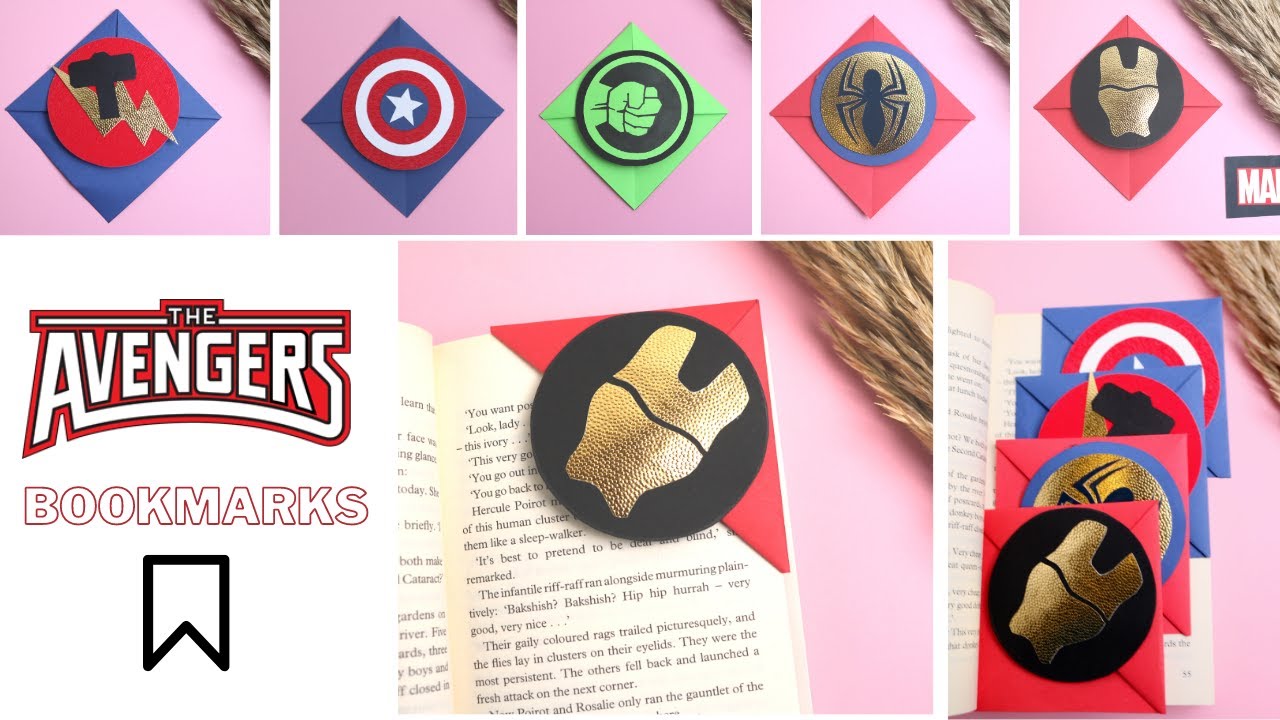 MARVEL AVENGERS BOOKMARKS | THE AVENGERS BOOKMARKS | SUPERHERO AVENGERS ...