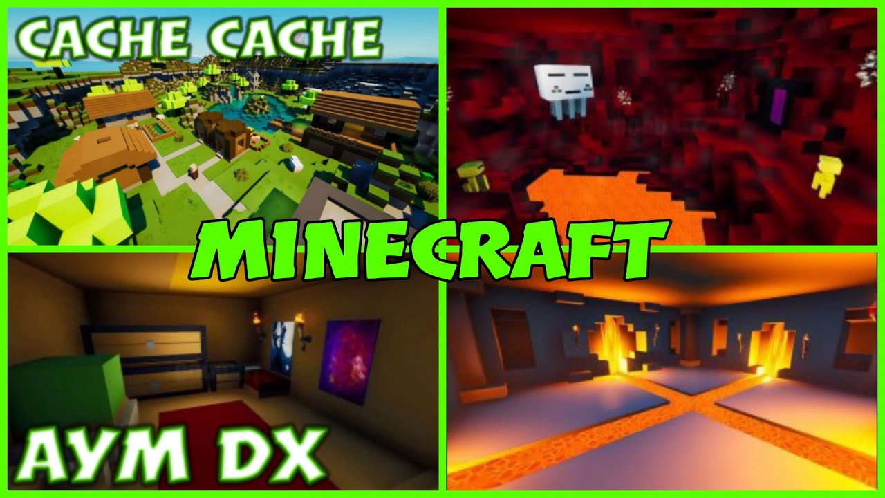 FORTNITE CACHE CACHE MAP (MINECRAFT) - YouTube