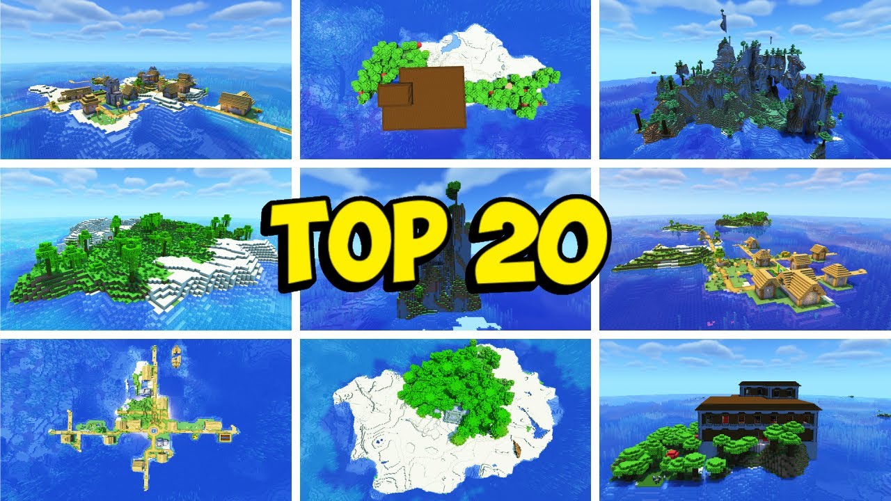 TOP 20 SMALL SURVIVAL ISLAND SEEDS For Minecraft 1.21 (Java & Bedrock ...
