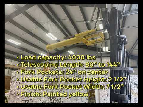 Weha Yellow Telescopic Boom - YouTube