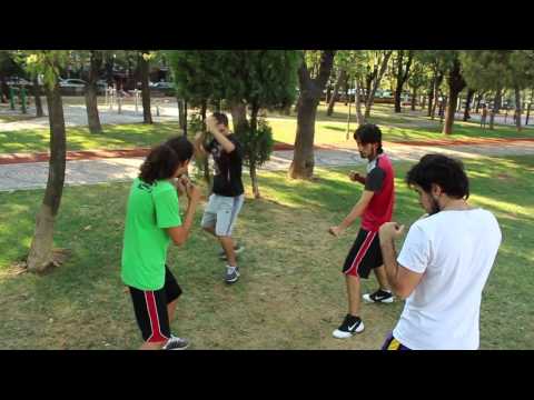 çalışma - 4 men, 1 training (bonus cüneyt arkın takedown)
