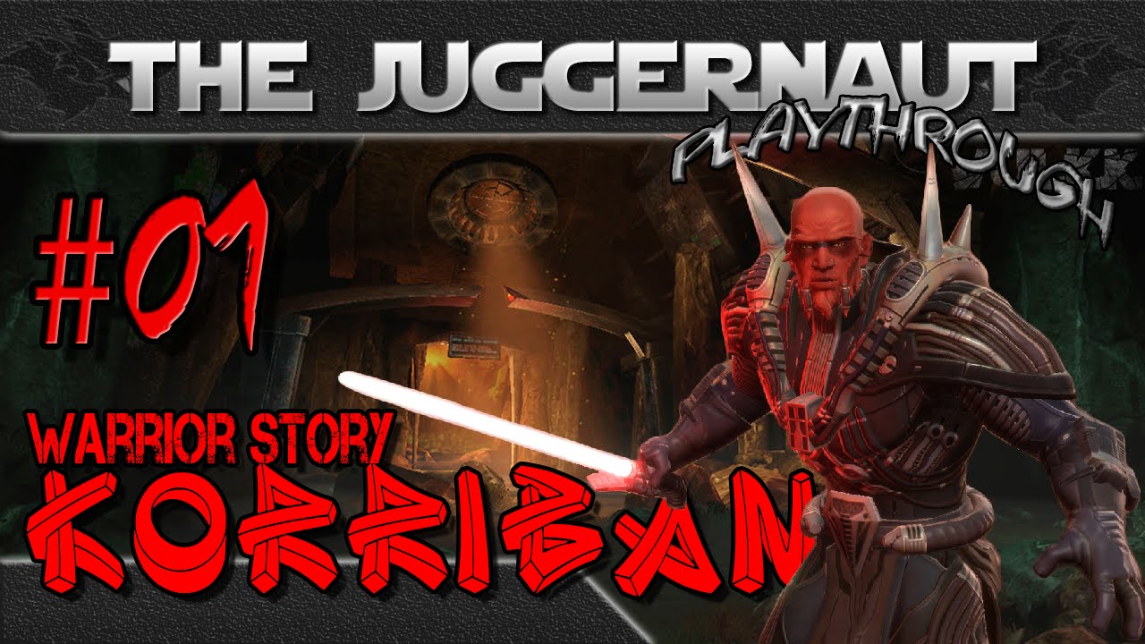 SWTOR Sith Warrior JUGGERNAUT Class Story #01 - Creation & Korriban ...