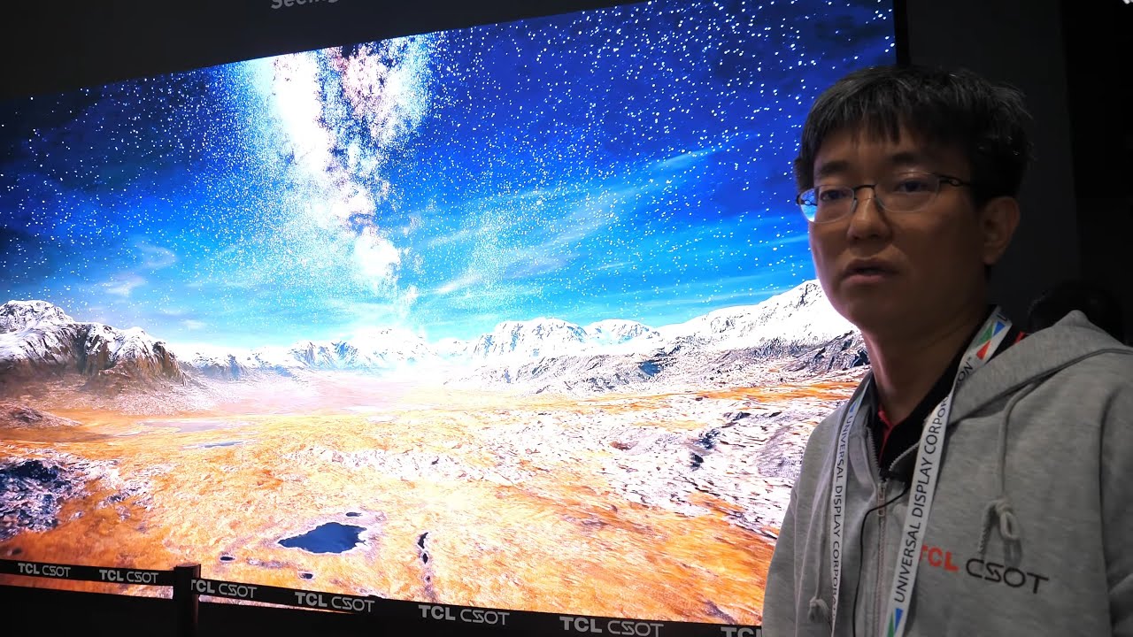 163" 4K microLED by TCL CSOT at Display Week 2024, 10'000 nits, 1'000'000:1 contrast, 24 million ...