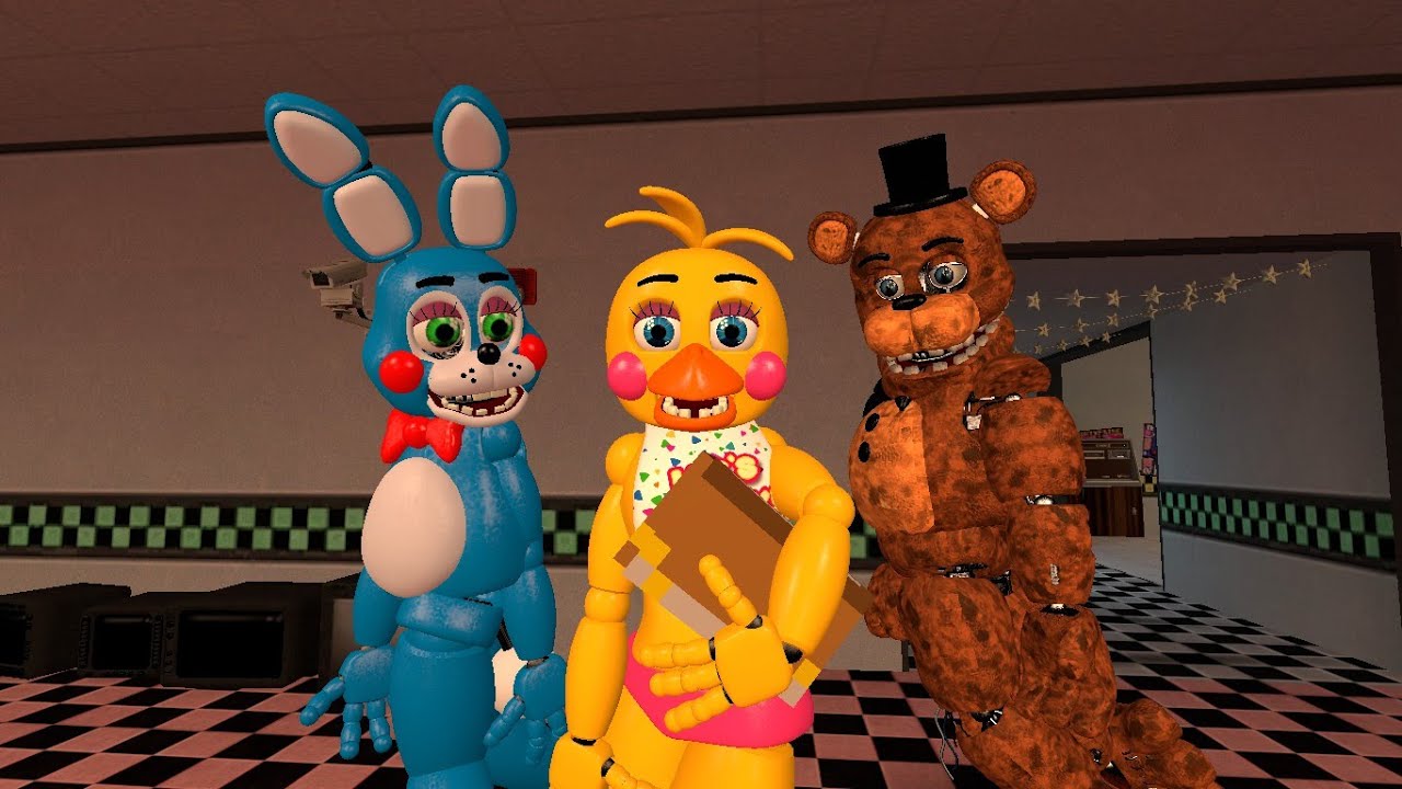 Gmod FNAF Freddy and friends toy Chica's diary - YouTube