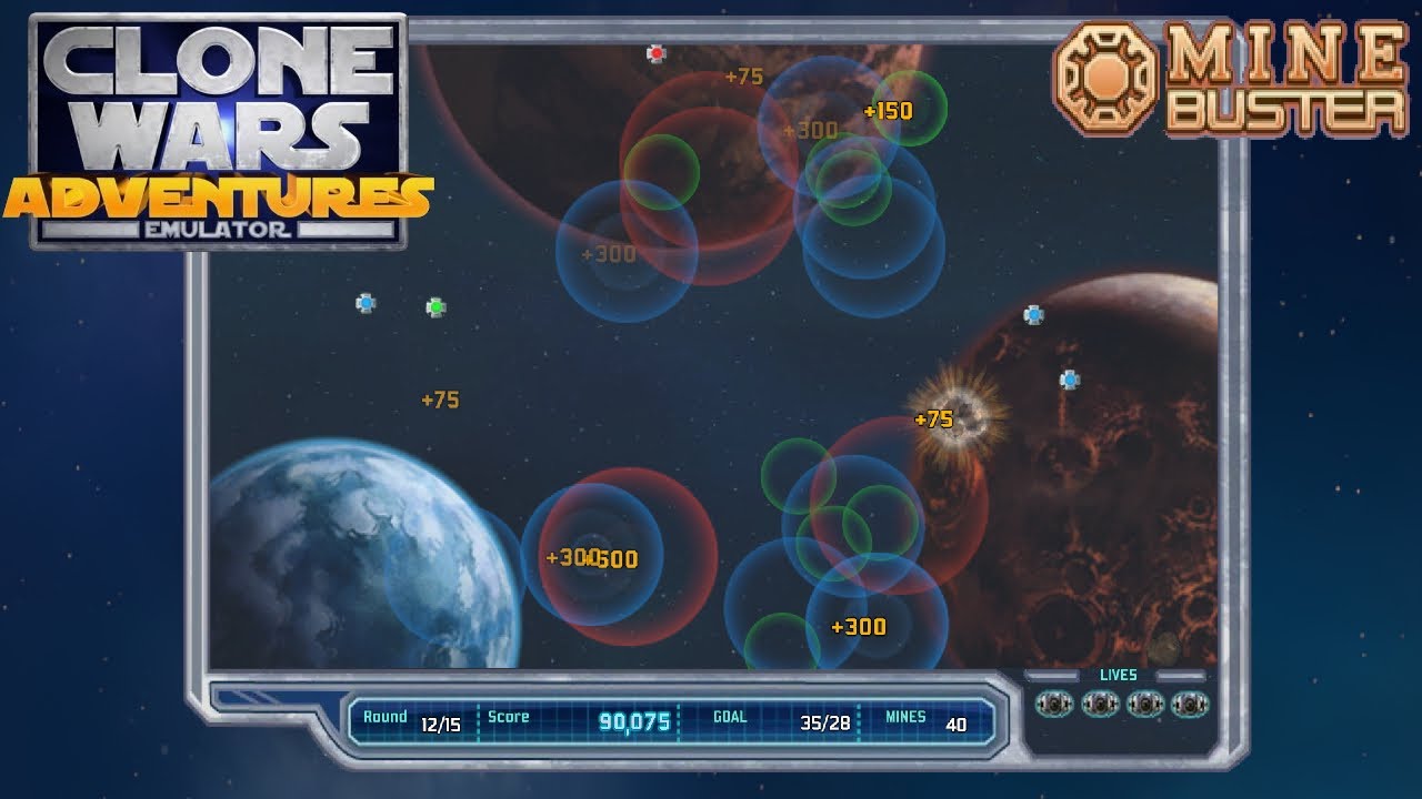 Clone Wars Adventures Emulator: Mine Buster (HARD DIFFICULTY) - YouTube
