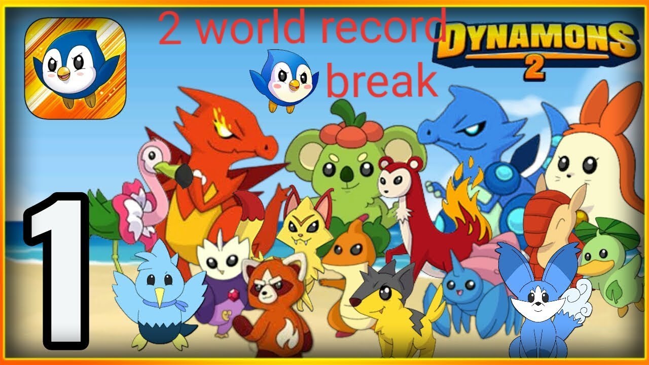 I BEAT 2 world record in dynamons 2 name is most healing kit bt expore ...