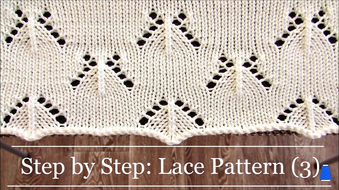 How to Knit Lace on a Knitting Machine (3) | Step by Step | Ścieg ...